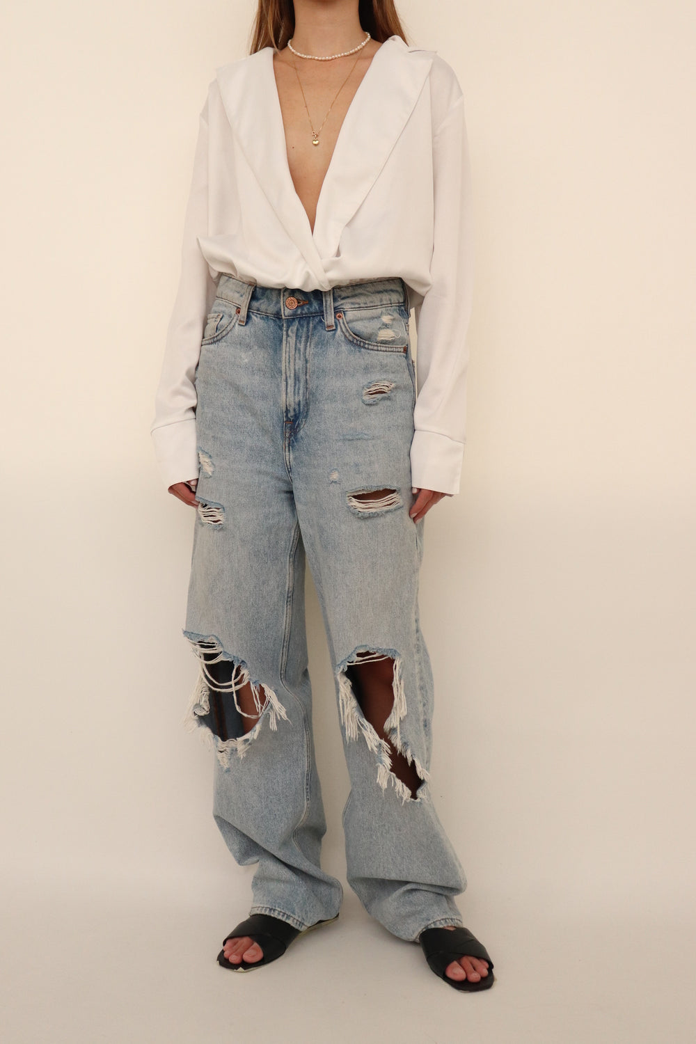 Body Blanco Satinado CDG019 – LOOK TWICE CO