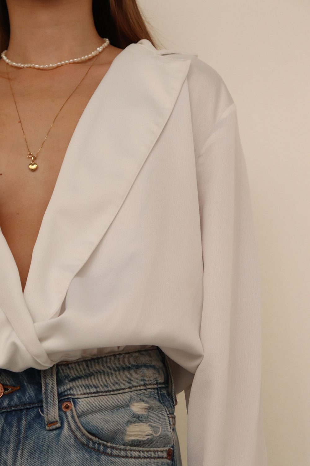 Body Blanco Satinado CDG019 – LOOK TWICE CO