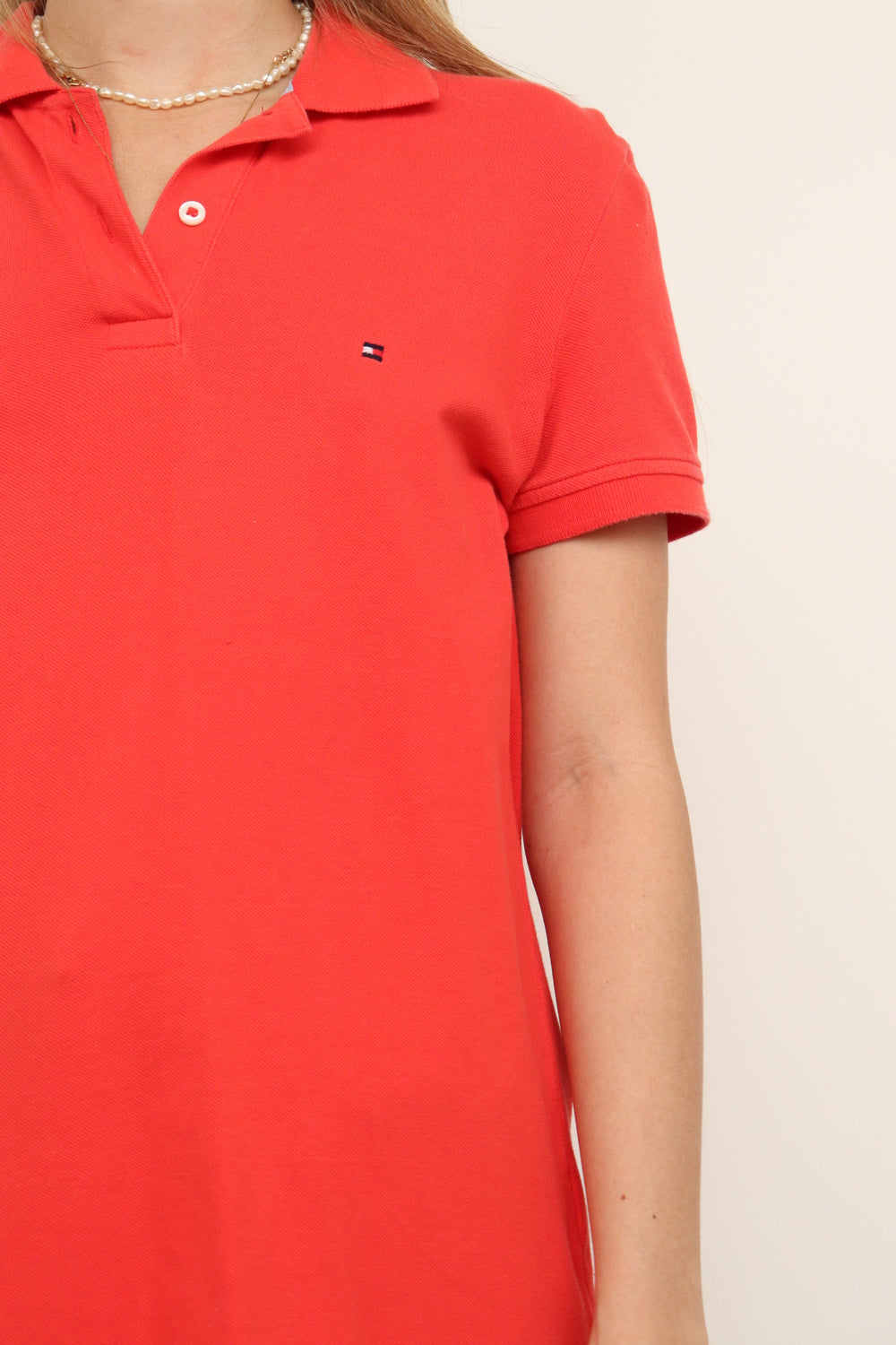 Camisa Tipo Polo Roja IC008 – LOOK TWICE CO